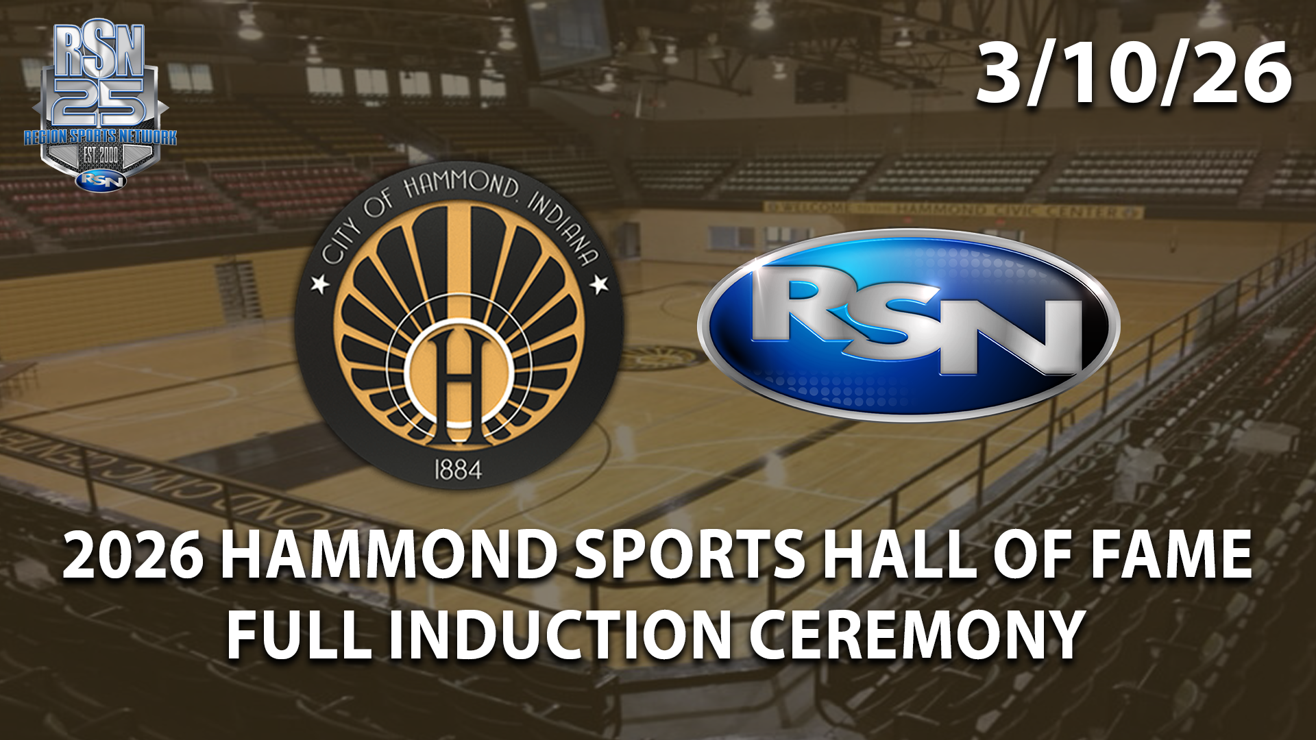 2026 Hammond Sports Hall of Fame Banquet - Ceremony - 3/10/26 - Region ...